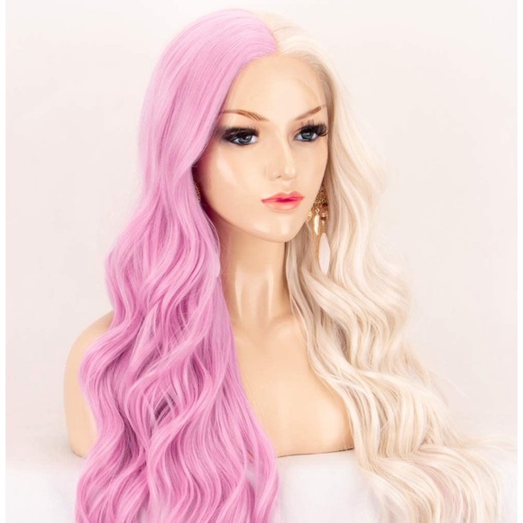 Accessories | 24 Split Dye Blonde Ombr Lace Front Wig New | Poshmark
